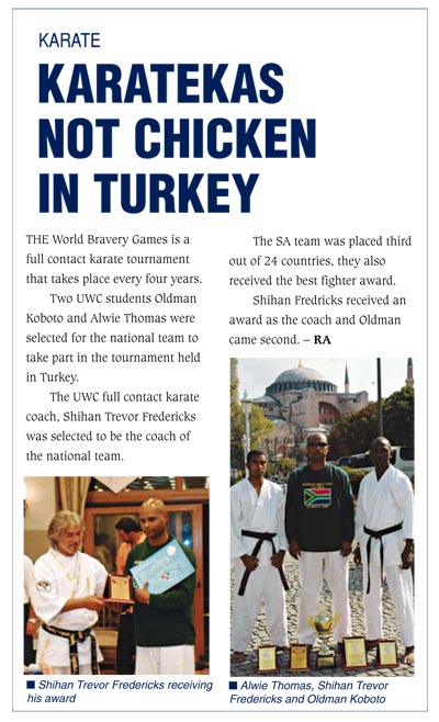 African Enshin Karate and the World Bravery Games! – African Enshin Karate